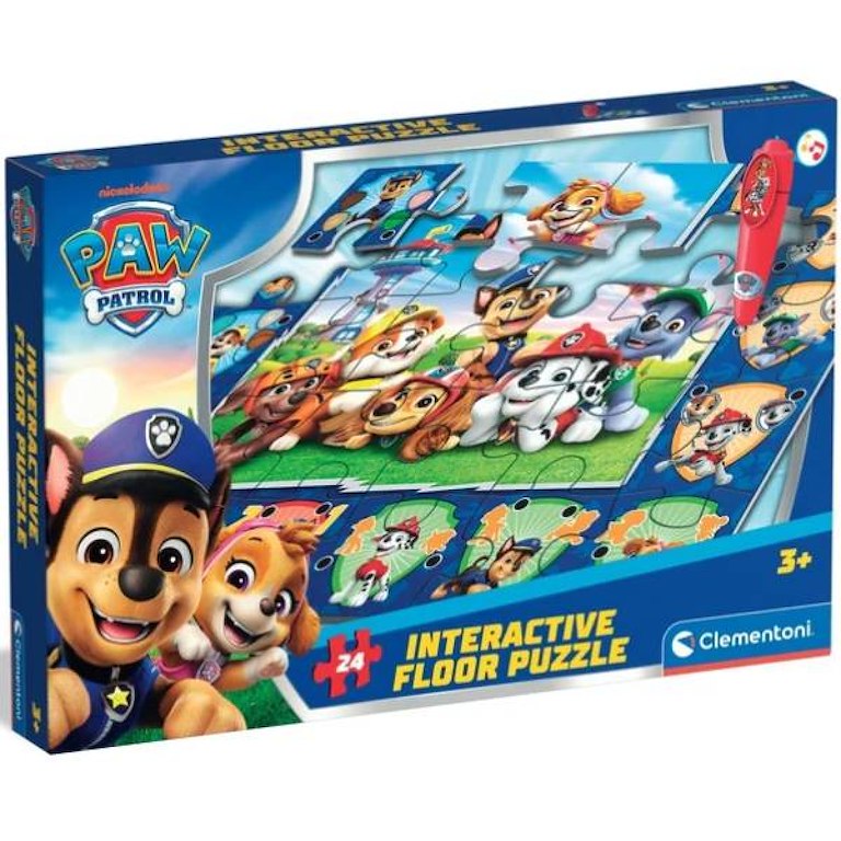Clementoni interaktivna podna slagalica 24pcs Paw Patrol CL16684
