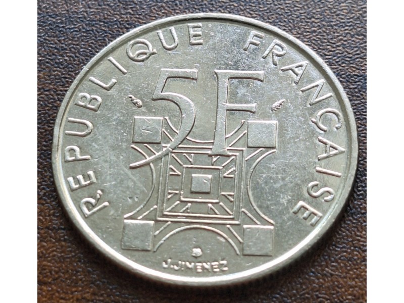 5 Francs 1989 Francuska