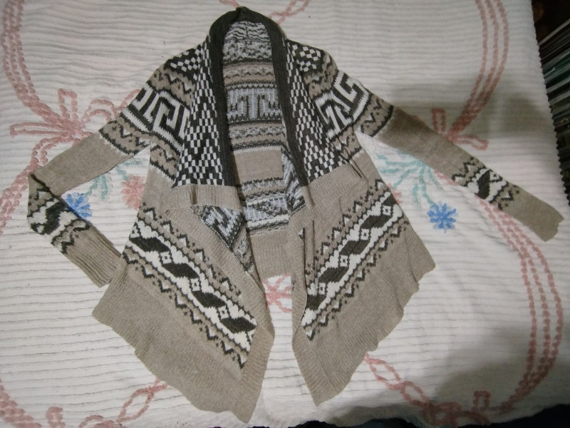 Abercrombie&Fitch® DUŽI ŠARENI KARDIGAN M-XL