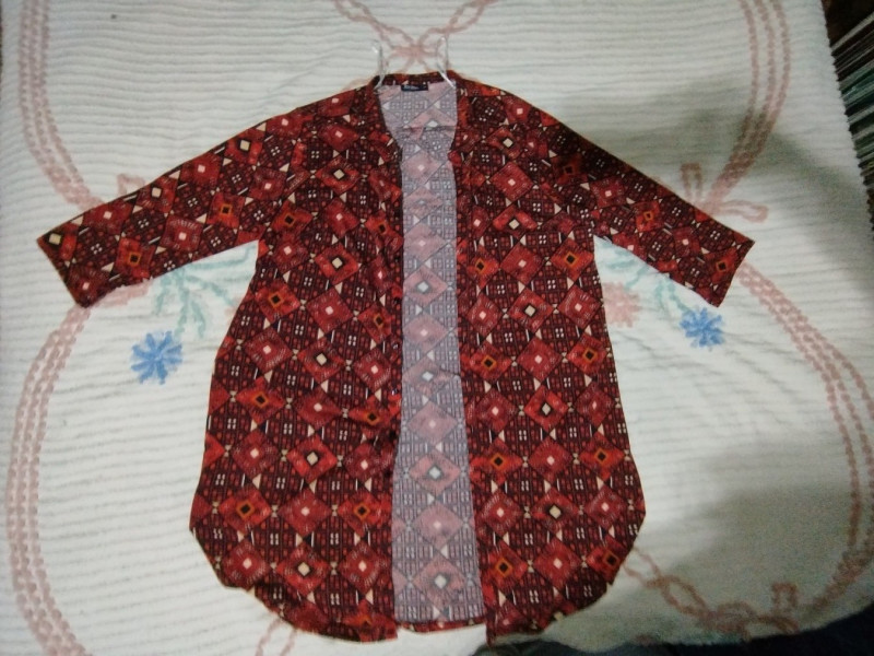 Janina® TEGLJIV KARDIGAN - HALJINA L- 2XL