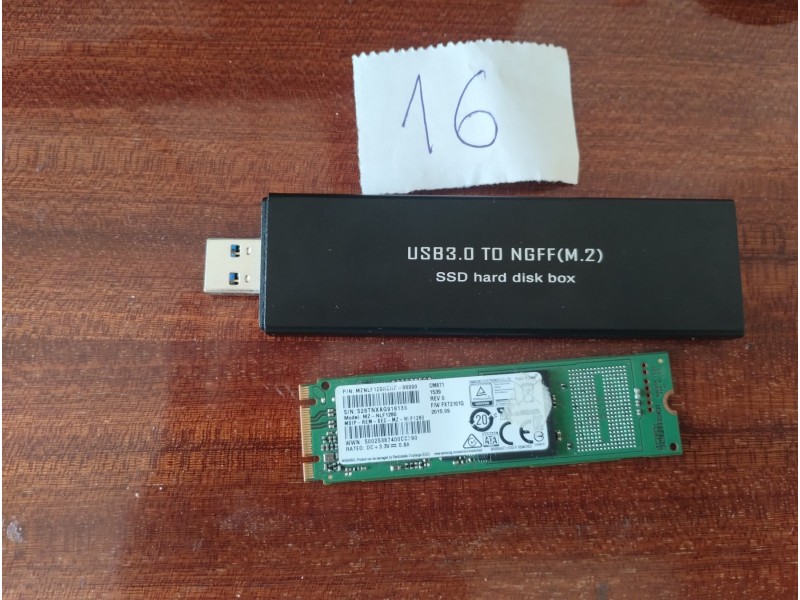 M.2 SATA ADAPTER ZA SSD BRZA FLES MEMORIJA