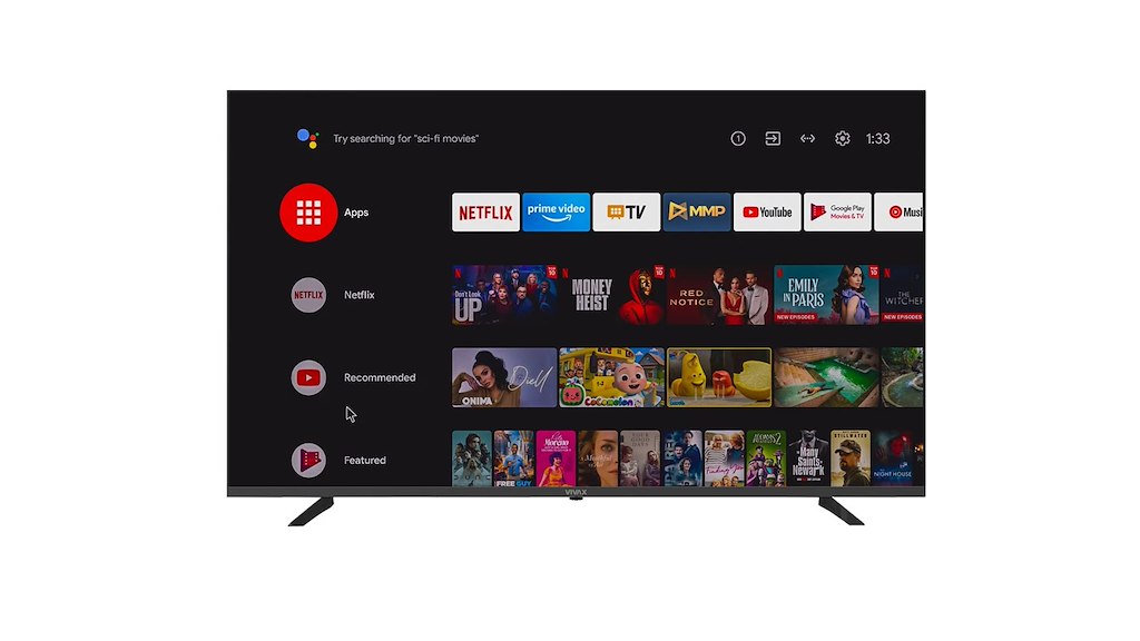 Vivax 58UHD10K Smart TV 58" 4K Ultra HD DVB-T2 Android