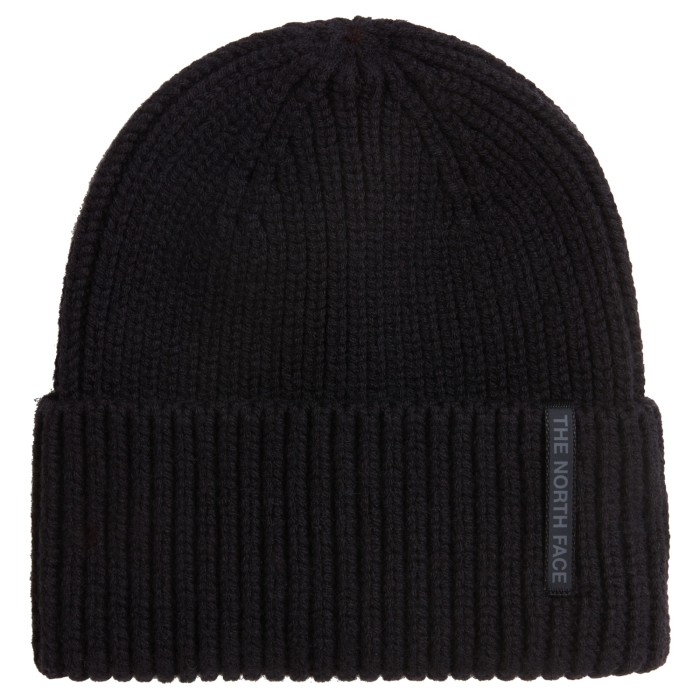 The North Face Wool Blend Black kapa