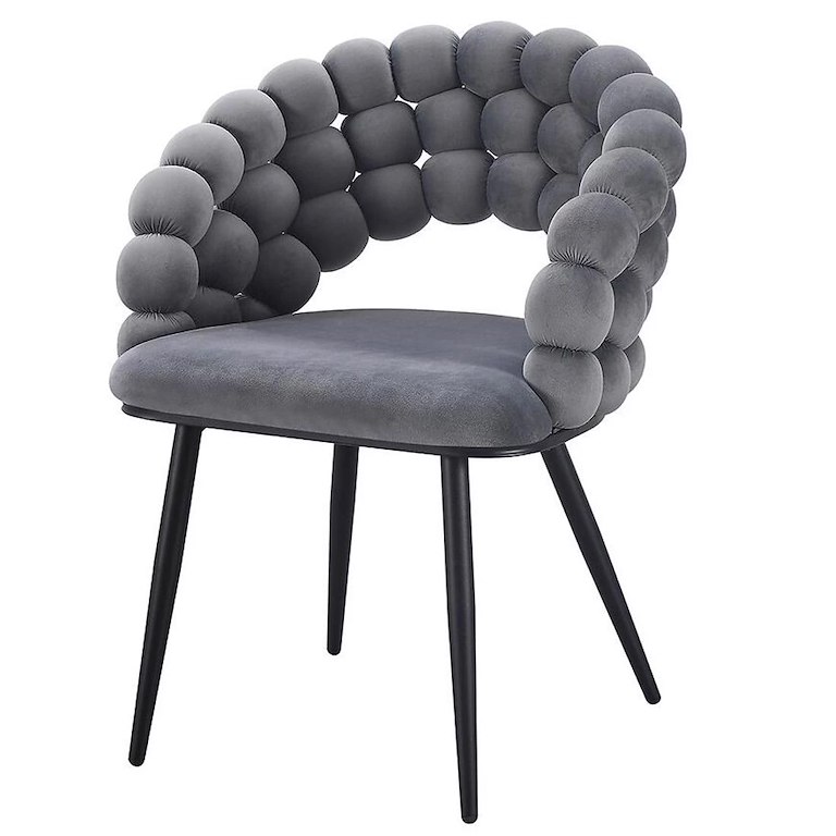 Dune stolica 62,5x61x82 cm siva