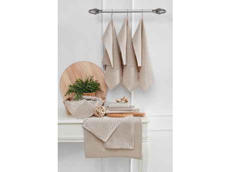 HERMIA Set kuhinjskih krpa Lola Cream