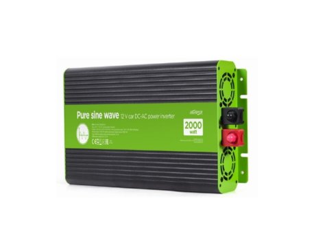 GEMBIRD EG-PWC-PS2000-01 12V Cist sinusni inverter DC/AC 2000W + USB port, 4,65KG