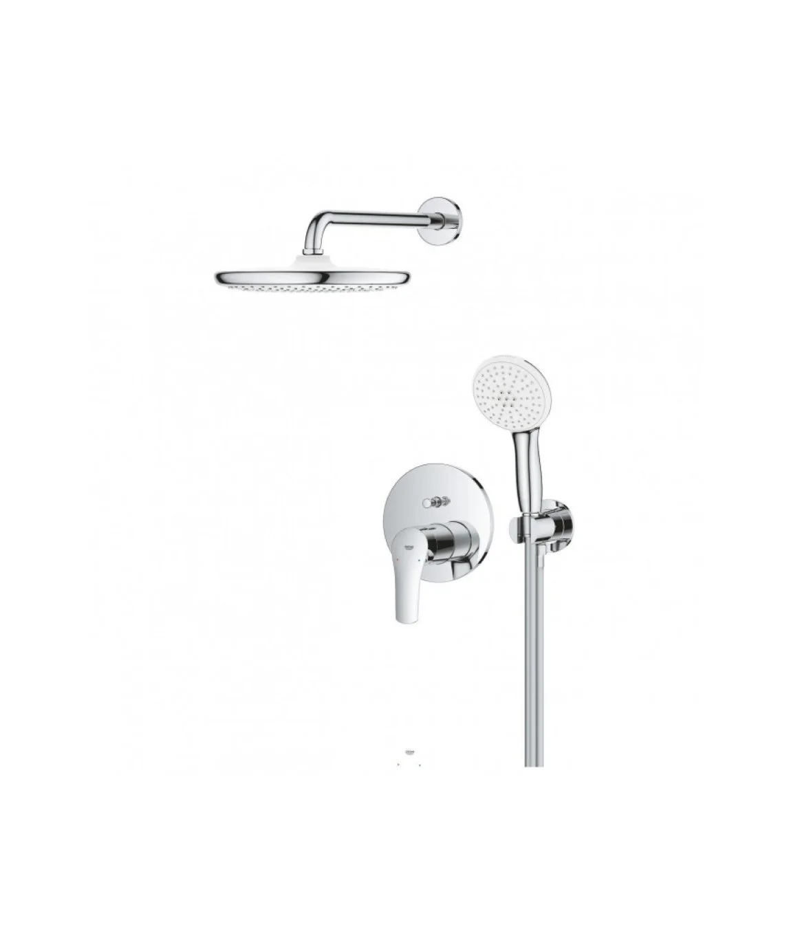 SLAVINA GROHE EUROSMART UGRADNI SET SA TEMPESTA TUŠEM 250MM 2F 25288000