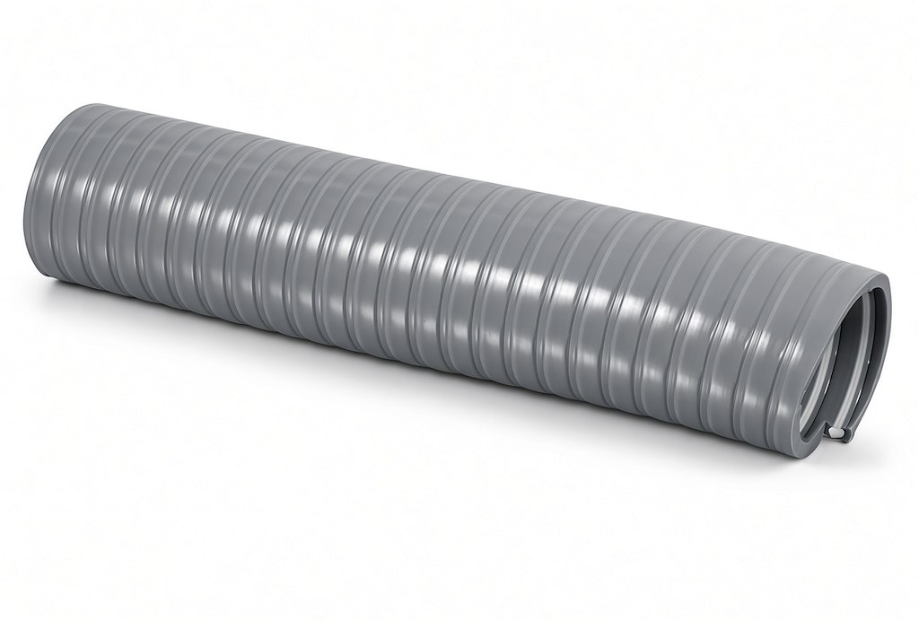 PVC crevo za otpadnu vodu 125/140 mm, (sivo) – 1 metar