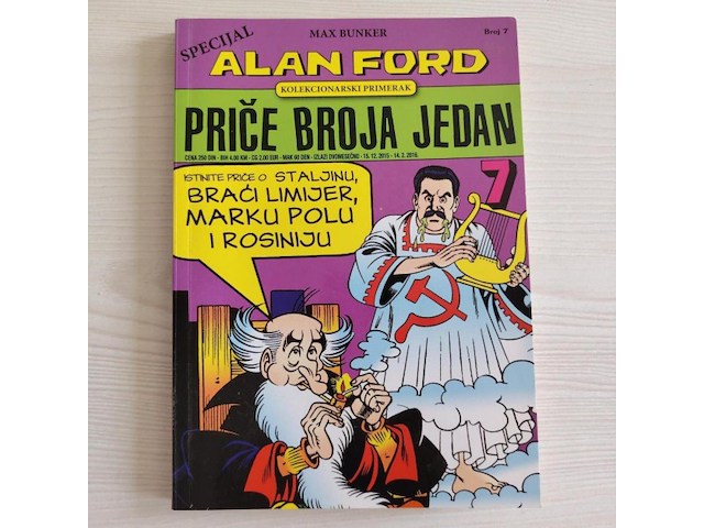 Alan Ford PRIČE BROJA JEDAN Specijal ,Broj 7.