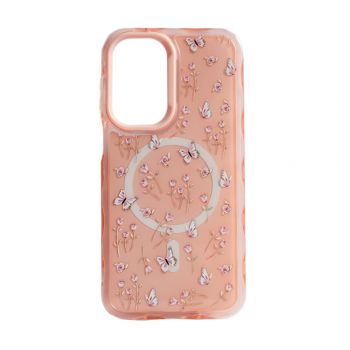 Maska Mag Case Floral Series za Samsung A57 5G/ A576B pink
