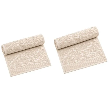 Dekordom peškir floral 50x85 - cream ( 026018 )