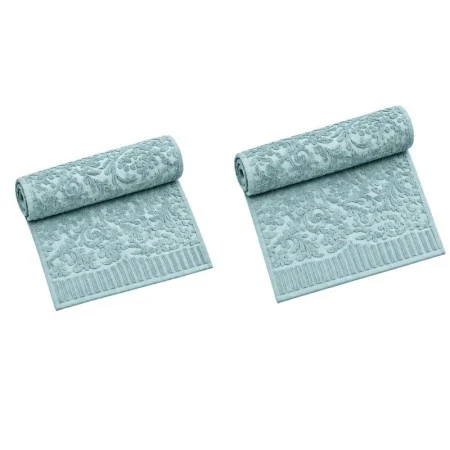 Dekordom peškir floral 70x120 - turquoise ( 026022 )