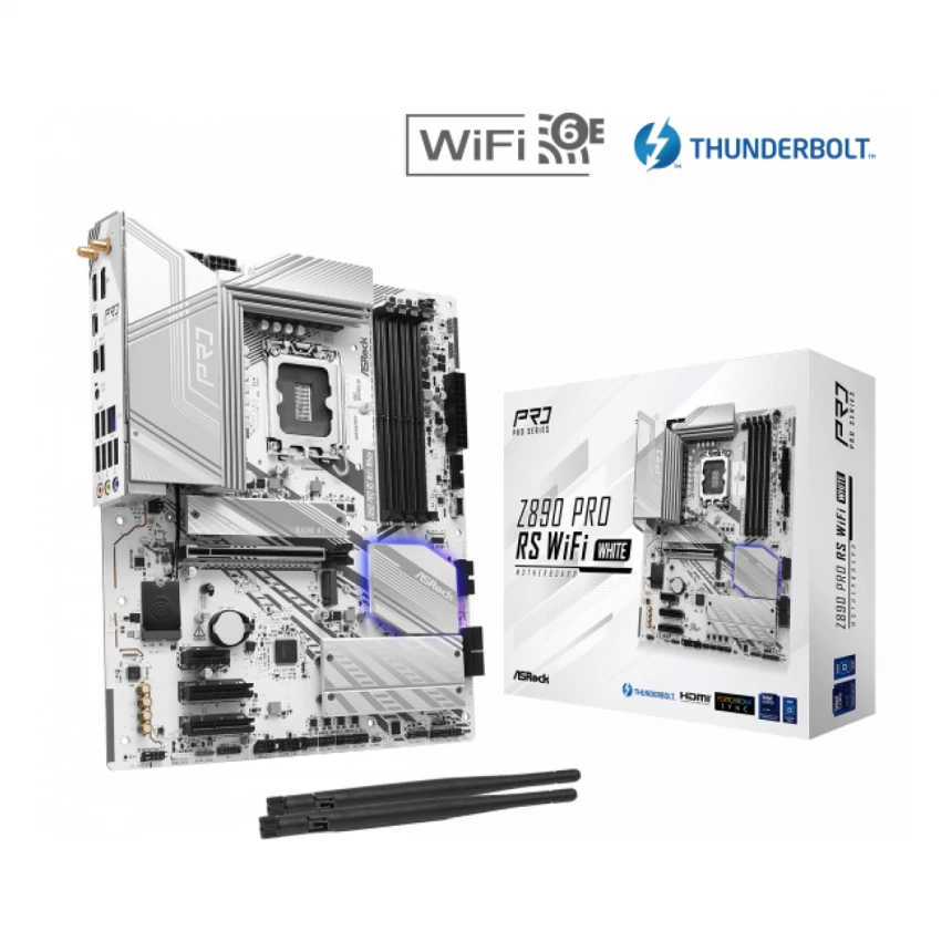 MB s1851 AsRock Z890 PRO RS WIFI WHITE