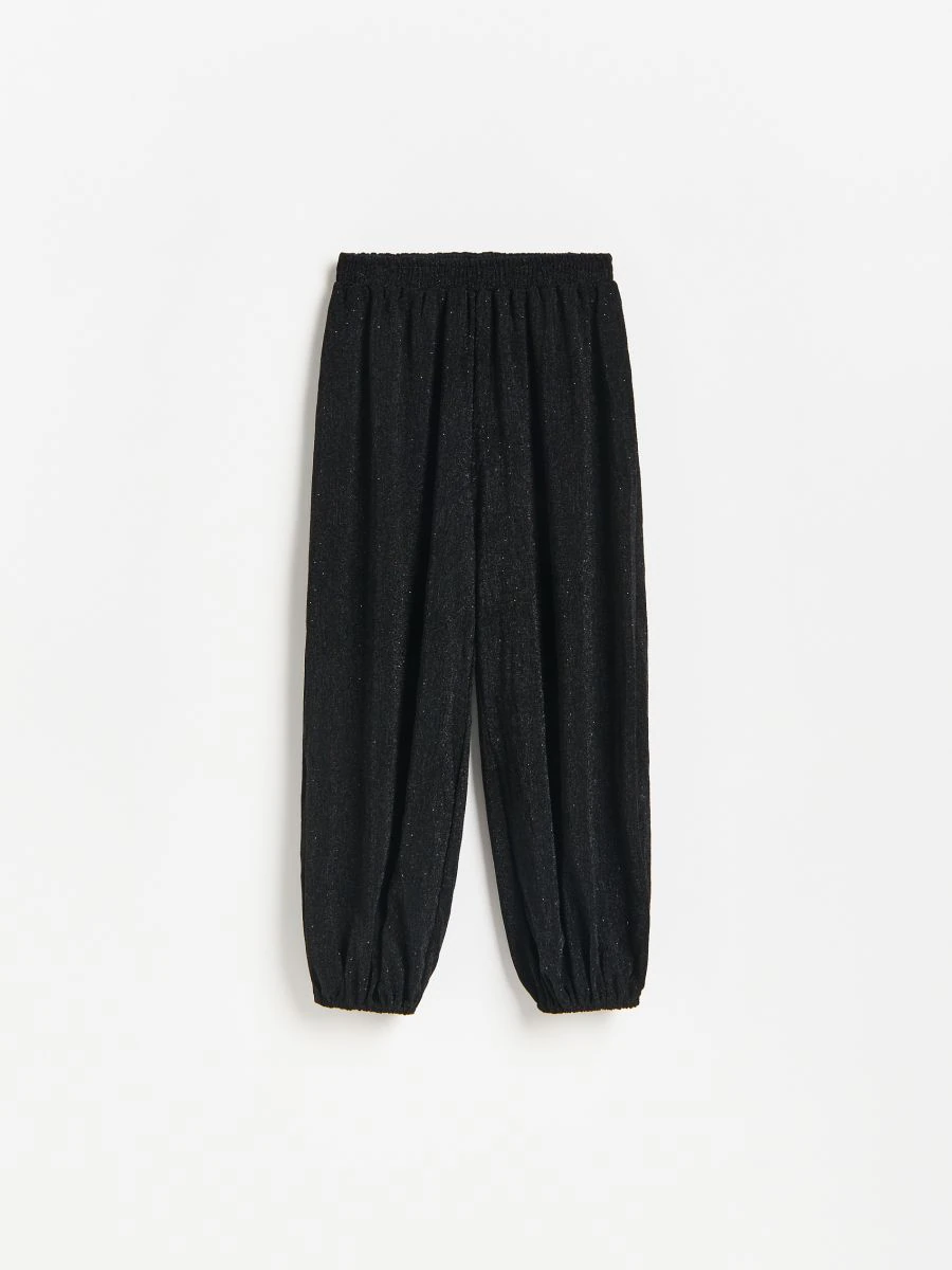 Balloon pantalone sa metalizovanom niti