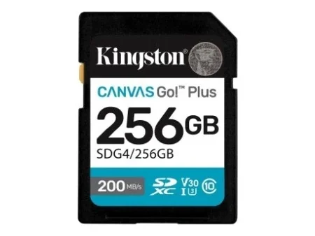 Kingston 128GB Canvas Go Plus SDG4/256GB SD Card