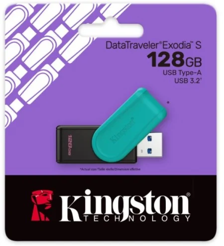 Kingston 128GB DataTraveler Exodia USB3.2, DTXS/128GB USB Flash