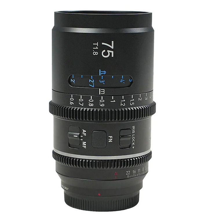 Sirui Astra T1.8 1.33x 75mm Full Frame Autofocus Anamorphic Cine (Blue Flare)