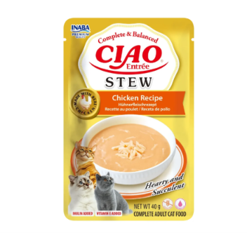 INABA Ciao Entree Stew Chicken Recipe
