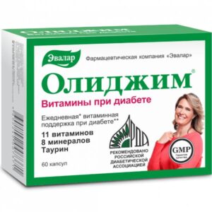 Olidžim vitamini kod dijabetesa; 60 kapsula