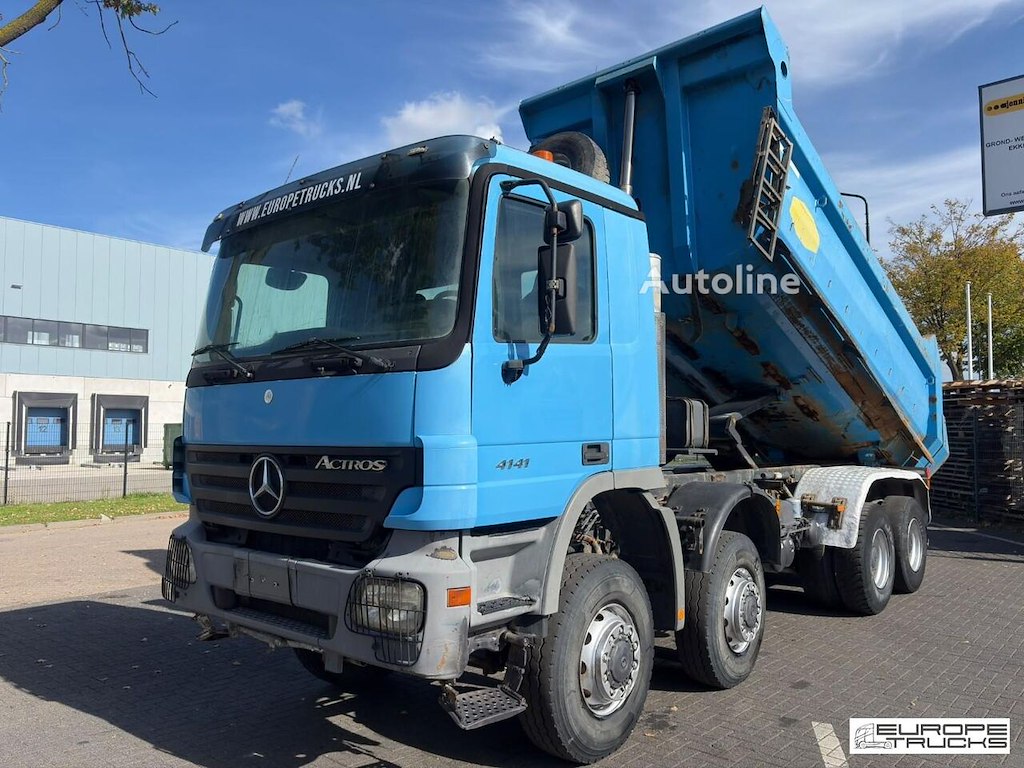 Mercedes-Benz Actros 4141 Full Steel - EPS 3 Ped - 8x8 - Airco kiper
