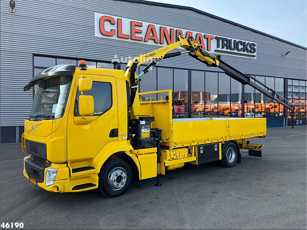 Volvo FE 210 Palfinger 7 Tonmeter laadkraan Just 82.979 km! kamion s ravnom platformom