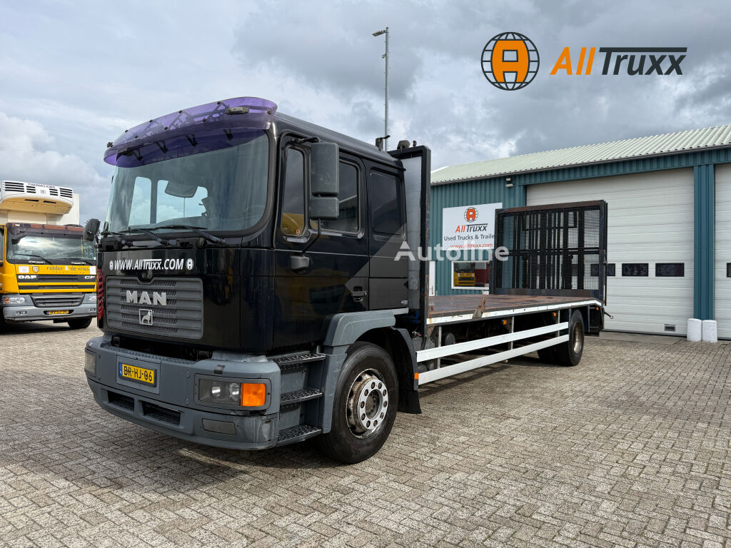 MAN 18.244 M2000 Oprij/Machine transporter NL truck autotransporter
