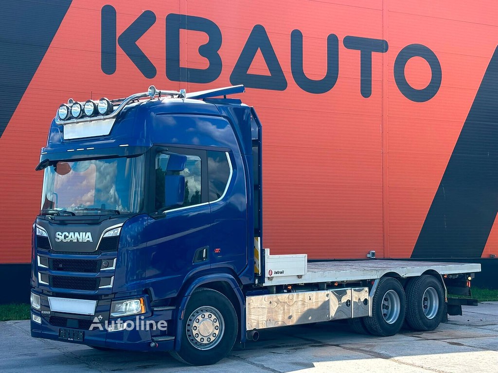 Scania R 650 6x4 RETARDER / PLATFORM L=6851 mm kamion platforma