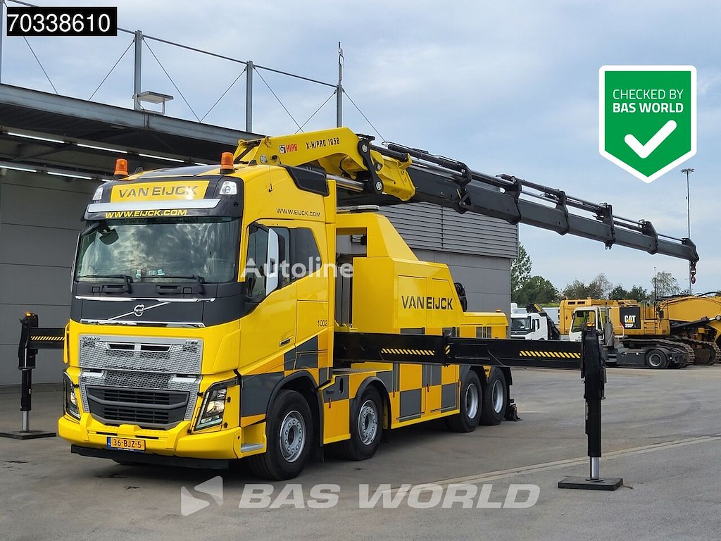 Volvo FH16 750 8X4 NL-Truck HIAB 1058 Miller Industries Towing Truck A šlep auto