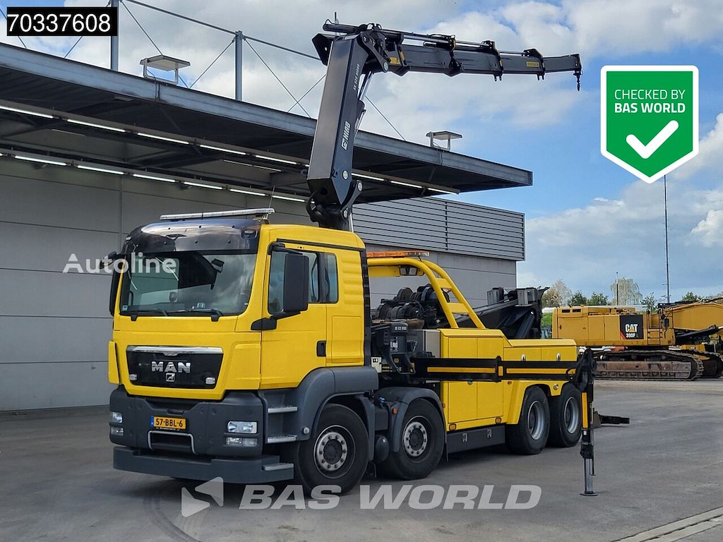 MAN TGS 41.480 8X4 Miller Industries Vulcan V100 Recovery truck HIAB šlep auto