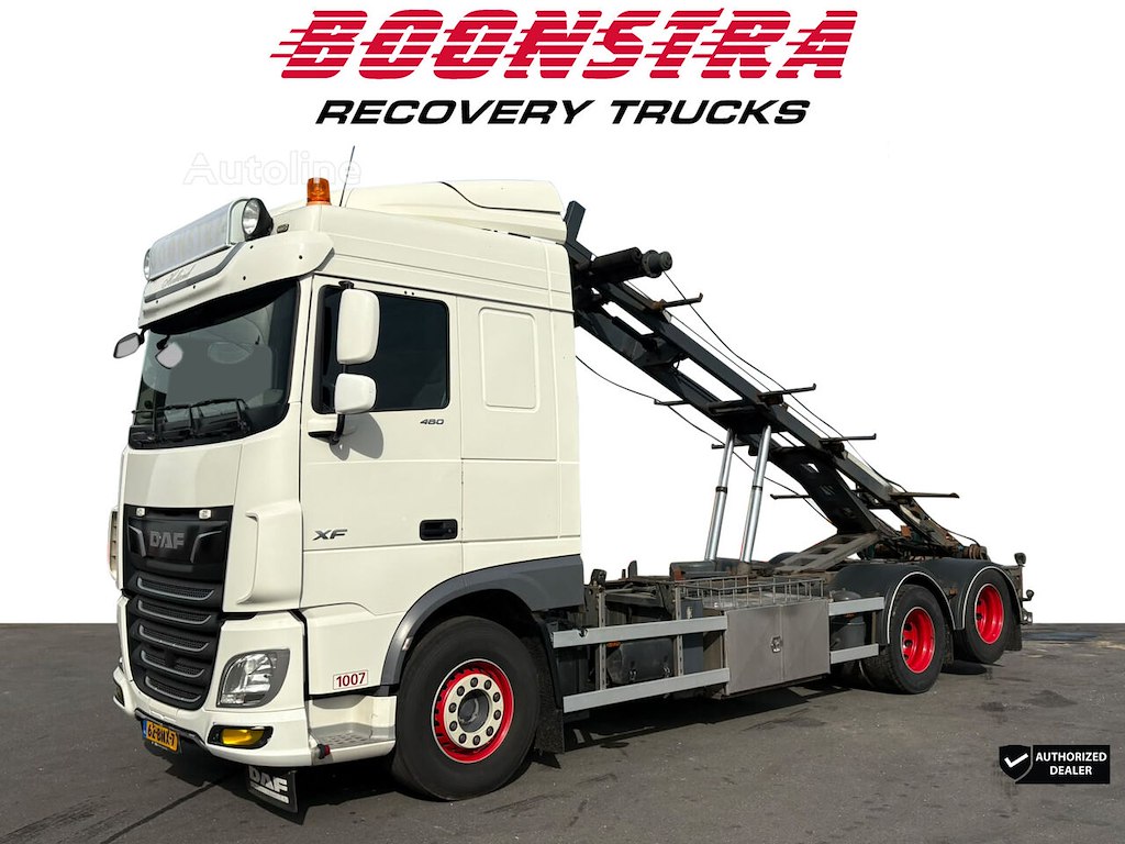 DAF XF 480 6x2 Kabelsysteem 22 Ton ACC Airco kamion sa kukom za podizanje tereta