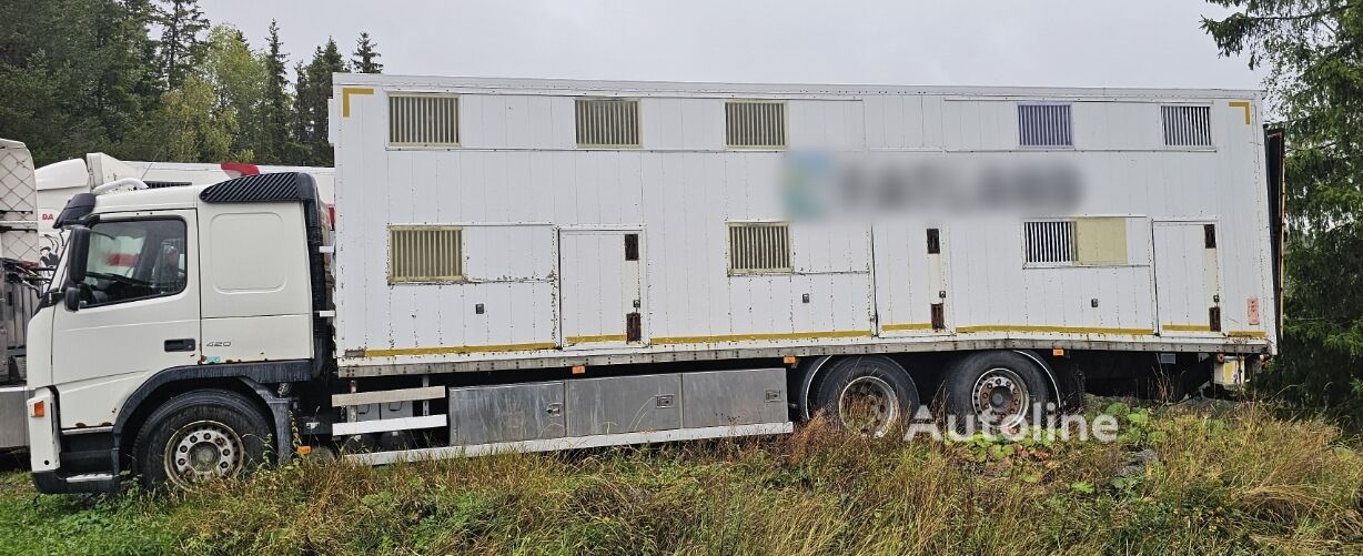 Volvo FM12 420 *6x2 *DOKA *Full Air *WB=4.90m kamion za prevoz stoke
