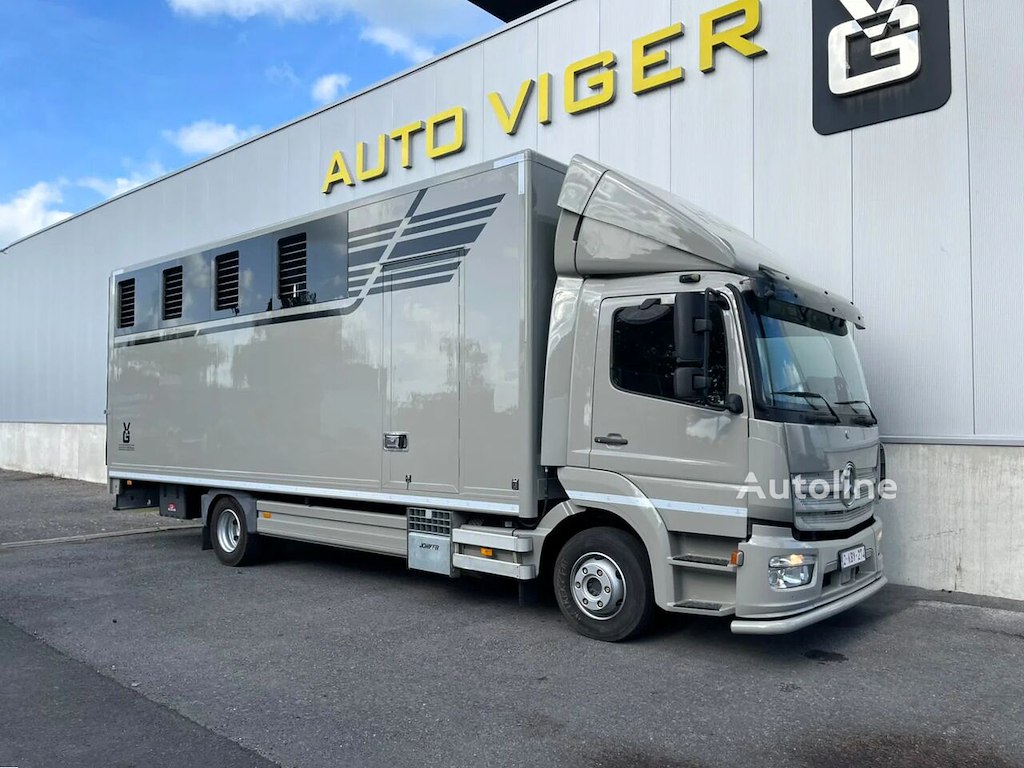 Mercedes-Benz Atego 1018 *5paarden*Airco*Luchtvering A verstelbaar*Cruise Cont kamion za prevoz konja