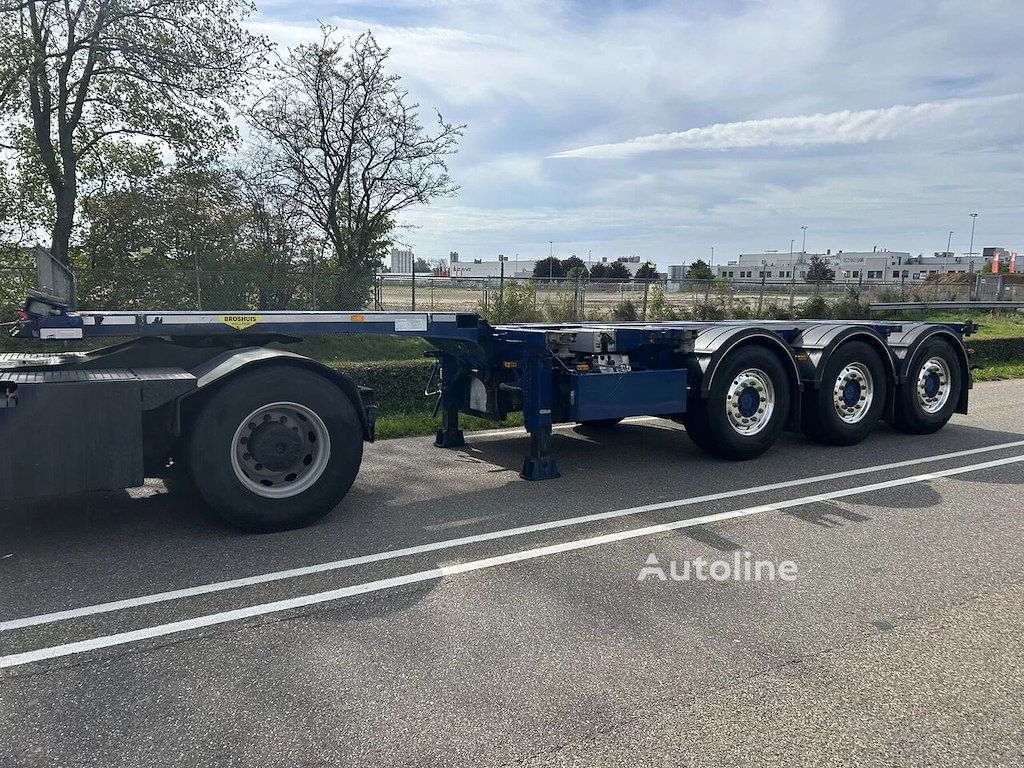 Broshuis 3UCC-39/45 + Genset Genmark only 146 Hours poluprikolica za prevoz kontejnera