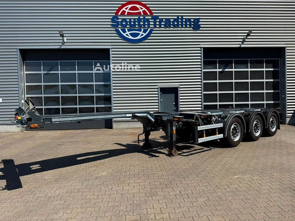 D-Tec FLEXITRAILER APK/MOT/TUF 16-09-2027 poluprikolica za prevoz kontejnera