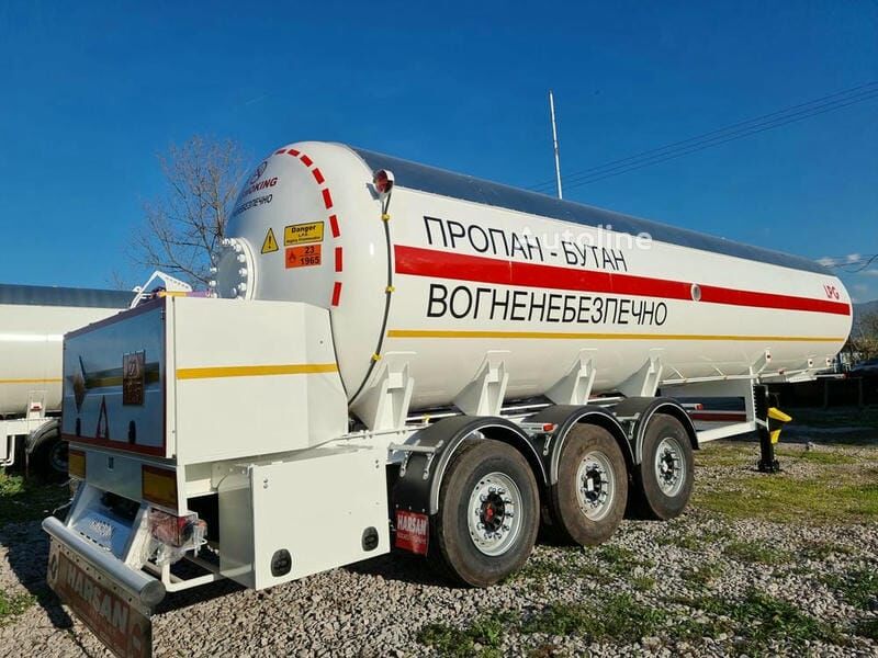 Harsan Napivprychip-tsysterna dlia transportuvannia hazu HARSAN 45000l (21, poluprikolica cisterna za gas
