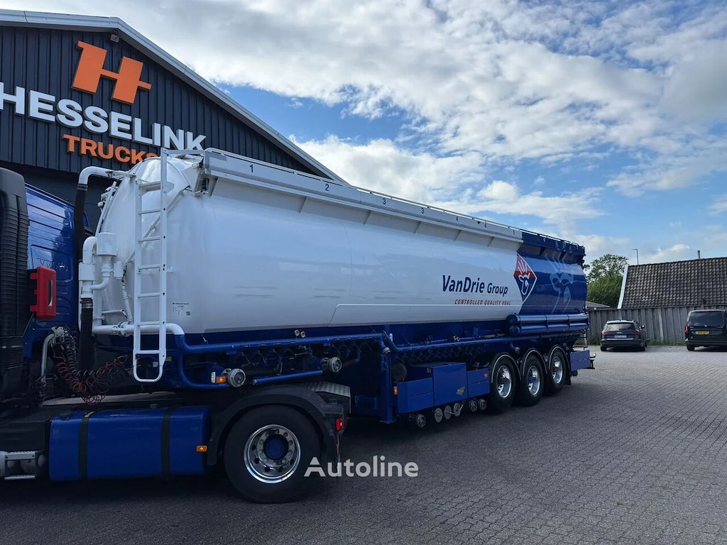 Welgro N/A 56m3 Bulk/Silo 7 Compartimenten 2x Liftas Camera NL Trailer cisterna silos
