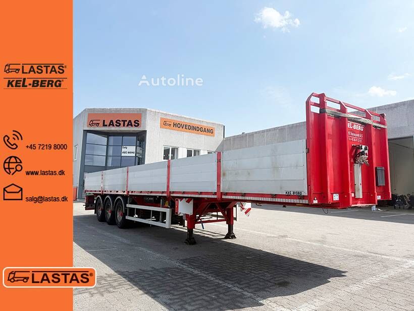 Kel-Berg 3 axle Extendable / Ausziehbarer auflieger poluprikolica sa ravnom platformom