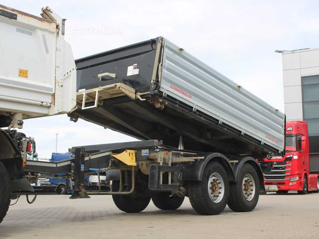 Schwarzmüller M-SERIES, THREE-SIDED, LIFTING AXLE, SAF prikolica kiper