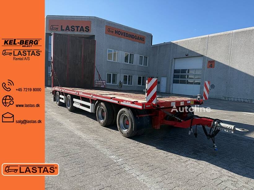 Kel-Berg 4 axle Plant trailer / Baumaschinenanhänger prikolica sa niskom platformom