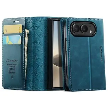 IPHONE DUO CASEME 033 CALF TEXTURE WALLET CASE WITH RFID BLOCKING - GREEN
