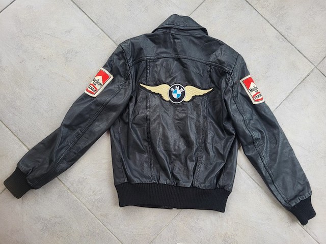 Kožna Vitage Moto Jakna BMW-Malboro -