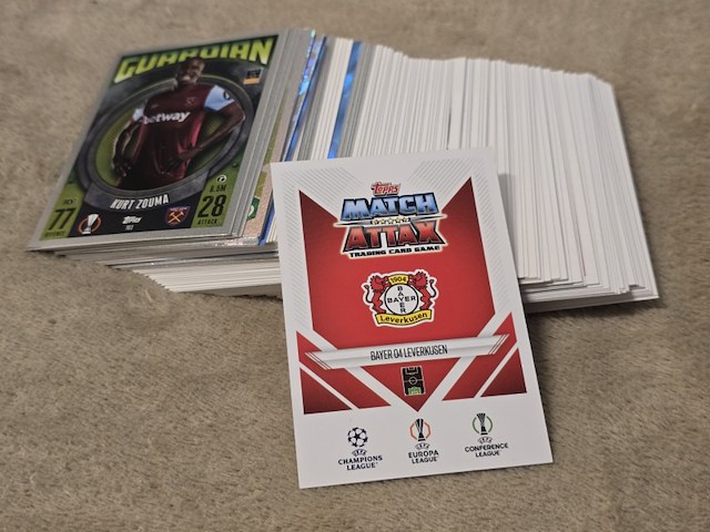 78 x Match Attax Topps UEFA Champions League 2023-2024