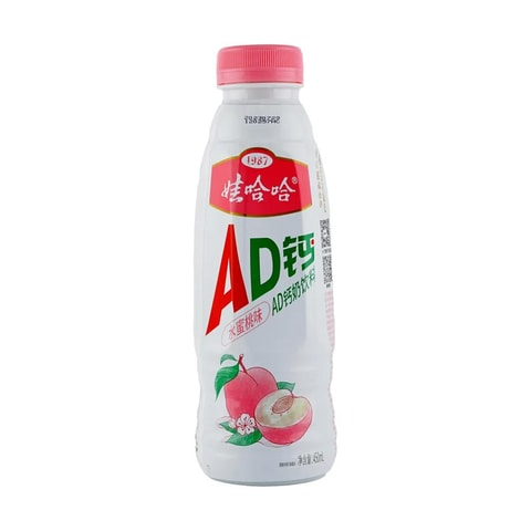 Mlečni napitak obogaćen kalcijumom i vitaminima AD- breskva 450ml