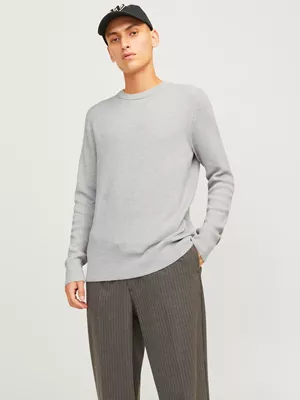 JJEPERFECT KNIT CREW NECK SN