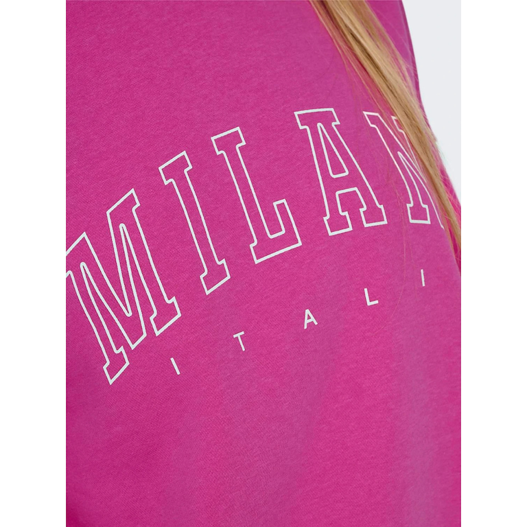 ONLY Roze Ženski Duks ONLSWEAT