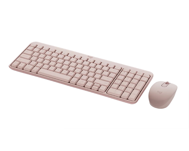 LOGITECH_ MK251 Wireless Bluetooth tastatura + miš roze