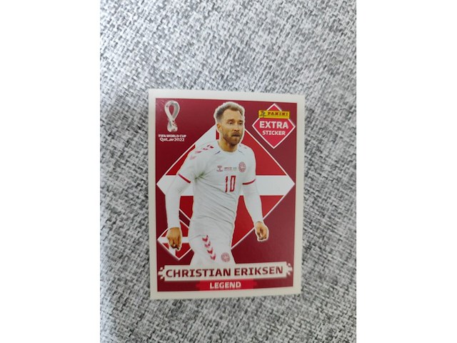 Panini FIFA 2022 Qatar Extra sticker Christian Eriksen