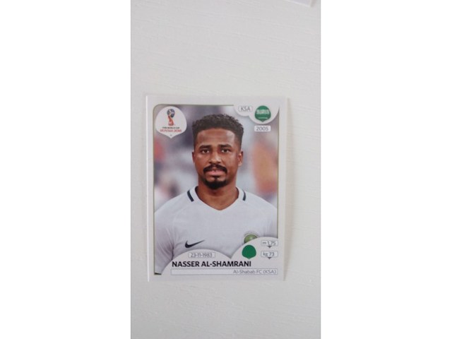 Panini FIFA 2018 Russia sličica broj 058