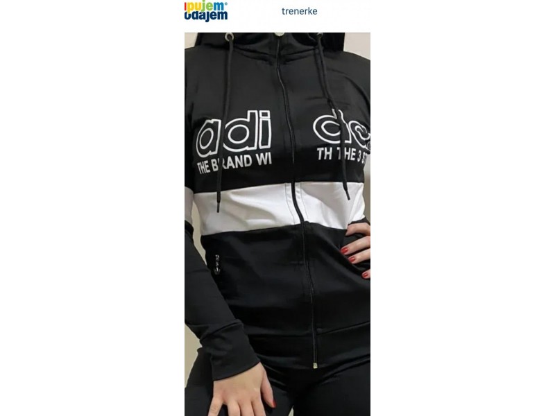 Prelep Adidas duks-jaknica sa kapuljacom! NOVO!