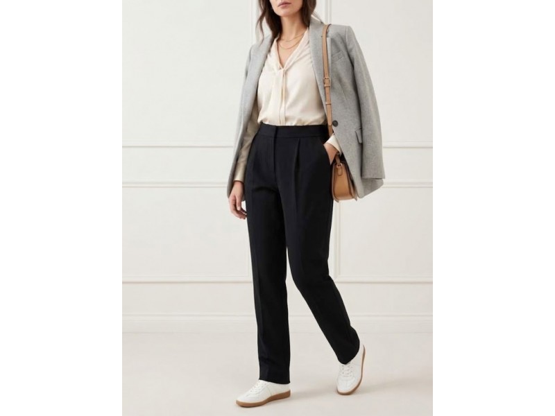 **SHEIN** crne pantalone, NOVO - XL